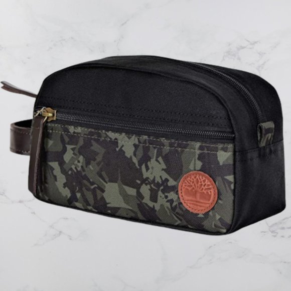 Timberland | Bags | Nwt Timberland Green Black Camo Canvas Travel Kit ...
